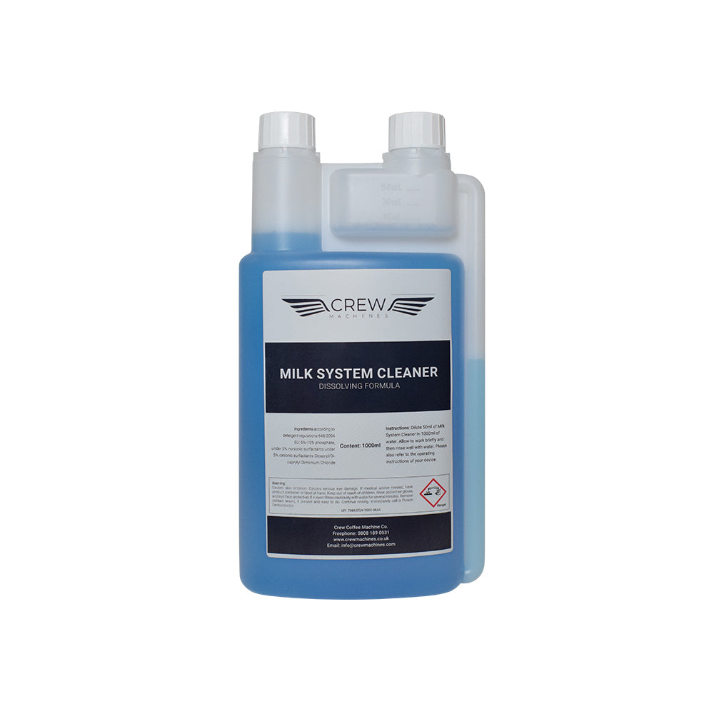 Crew Coffee Machine Milk System Cleaner - 1 Litre – Beanmachines